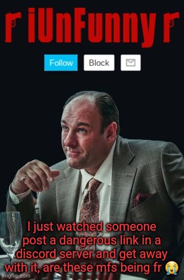 it was either an ip grabber or a malware link. either way, whoever ...