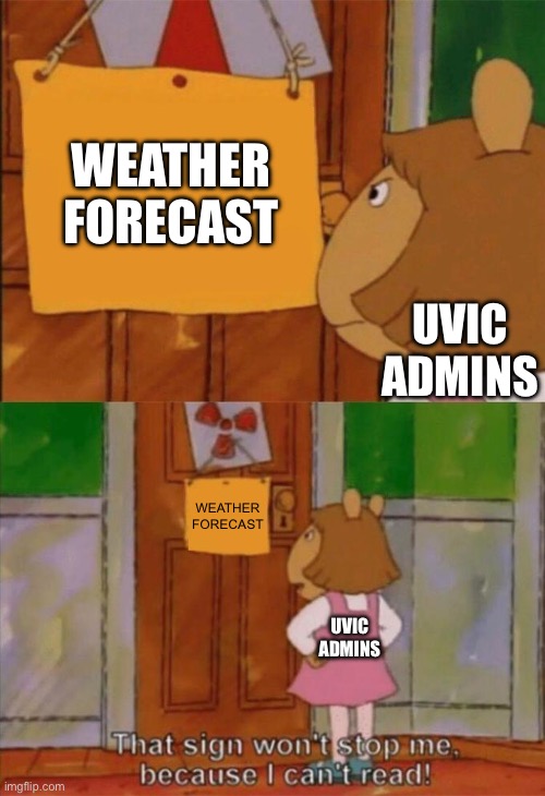 DW Sign Won't Stop Me Because I Can't Read - Imgflip