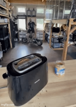 A Shocking Way To Make Toast ! - Imgflip