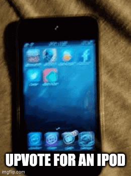 Image tagged in gifs,ipod,upvote - Imgflip