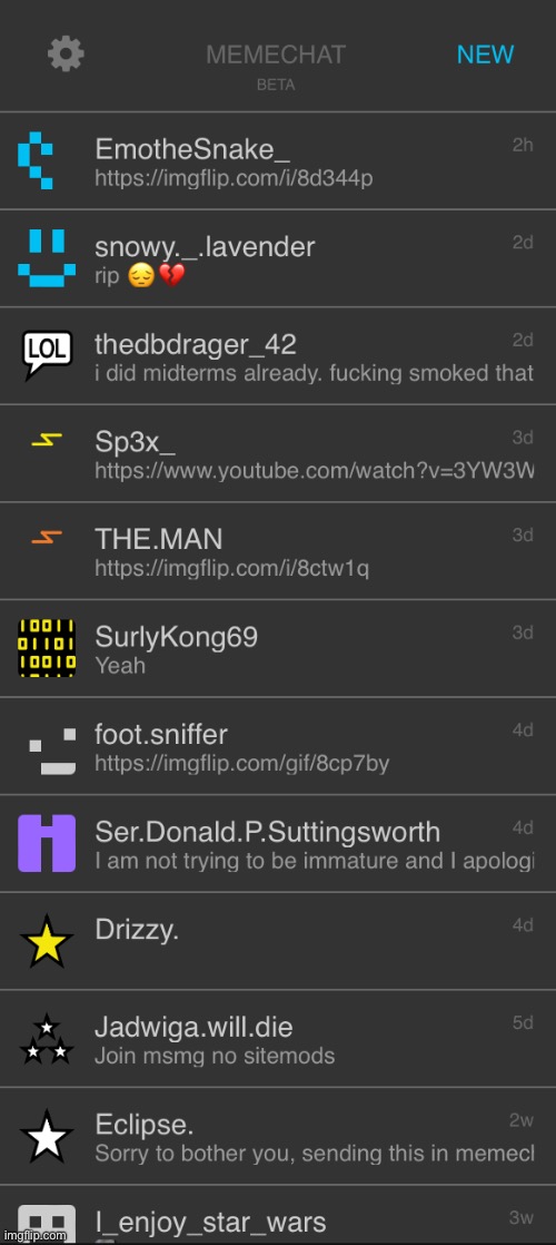 Memechats reveal - Imgflip