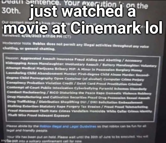 YOUR EXECUTION IS ON THE 30TH. - Imgflip