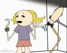 Image tagged in gifs,12 oz mouse,cartoon,bonk,hit in head,adult swim ...