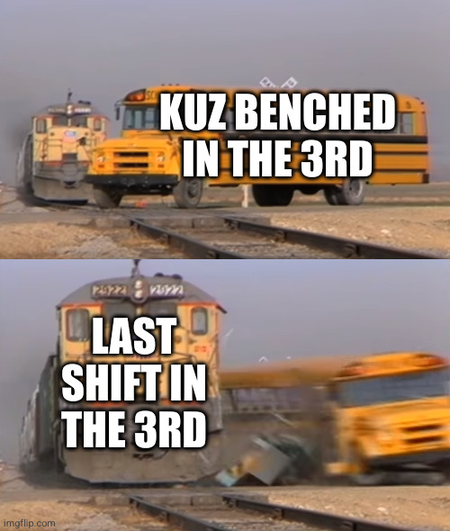 A train hitting a school bus - Imgflip