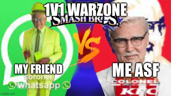 Colonel kfc va colonel watsapp - Imgflip