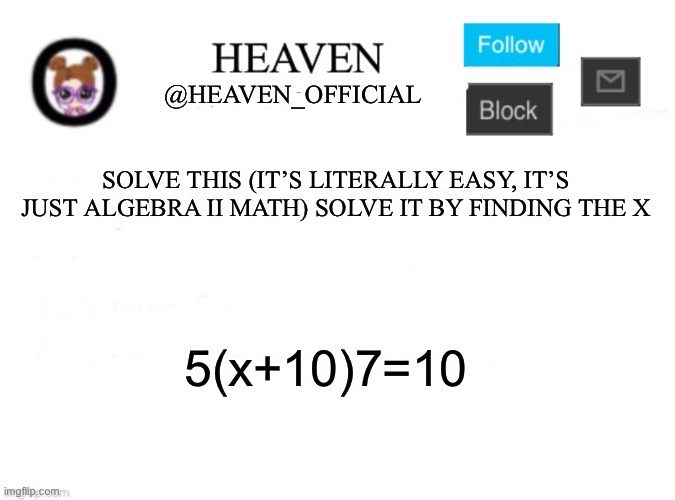 Math’s my favorite subject, cuz I actually pay attention - Imgflip