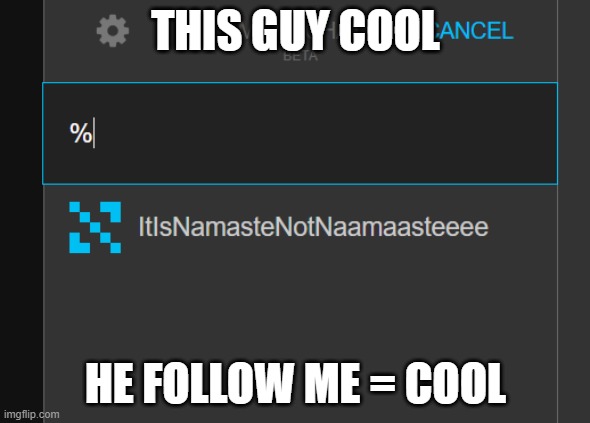 He so kewl - Imgflip