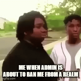 What i do in minecraft realms when im about to get banned - Imgflip