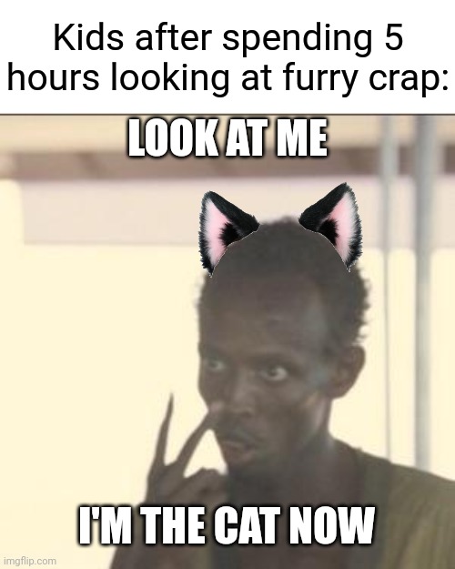 WARNING: too cringe to look at cat ears - Imgflip