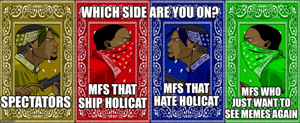 Which side are you on (Four Sides) - Imgflip