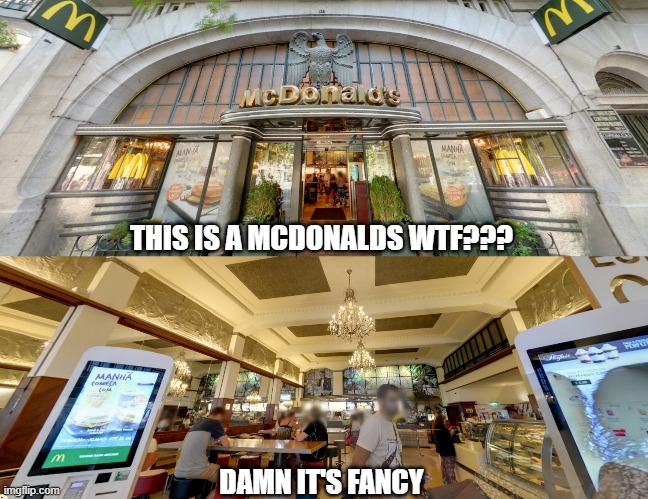 Fancy McDonalds - Imgflip