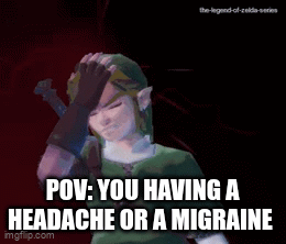 link having a headache - Imgflip