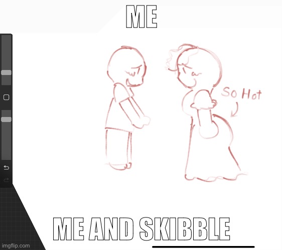 skibble is in the dress btw - Imgflip