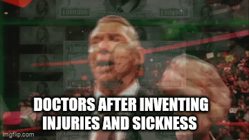 That money is all from health bills - Imgflip