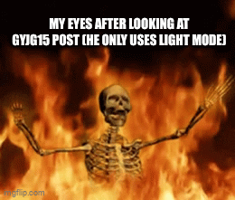 skeleton burning - Imgflip