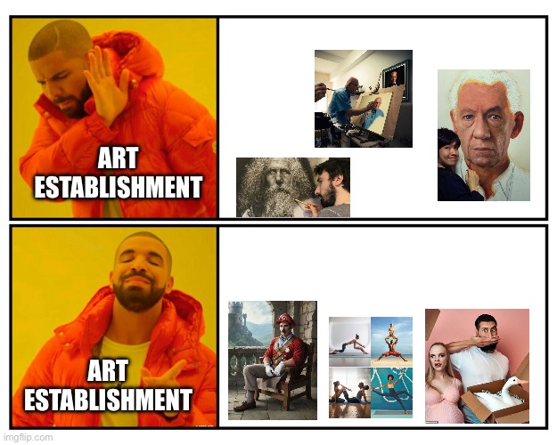 Drakeposting - Imgflip