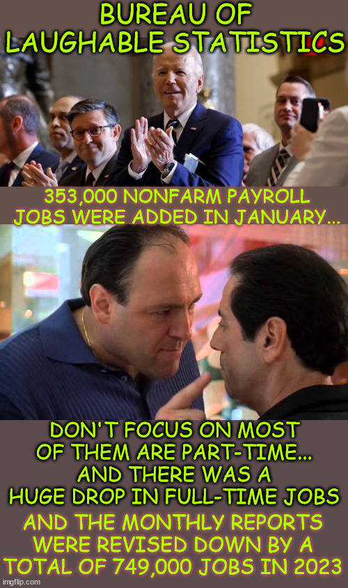 BLS working hard for the biden re-election campaign - Imgflip