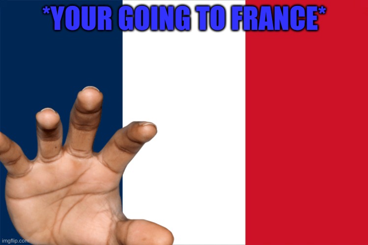 your going to france - Imgflip
