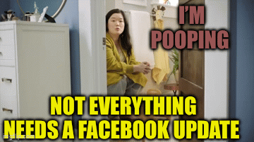 To much information is now called “overshare” - Imgflip
