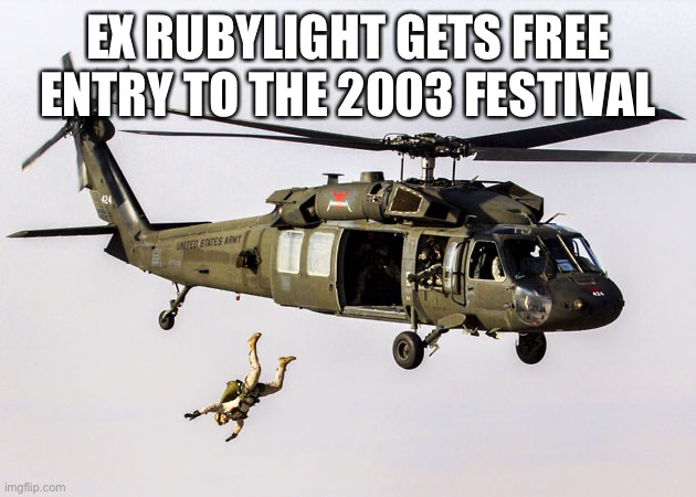 Black Hawk Parachute Jump Soldier - Imgflip