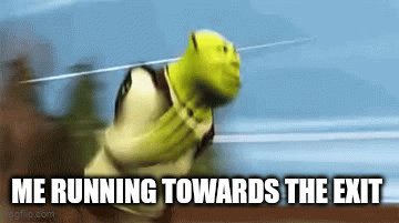 Shrek running - Imgflip