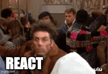 react looking behind - Imgflip