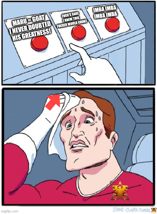 Three Buttons - Imgflip