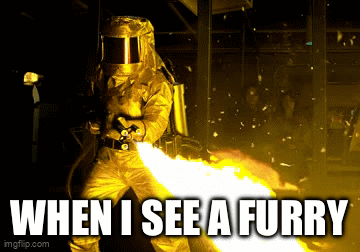 Green light is a go to kill furry - Imgflip