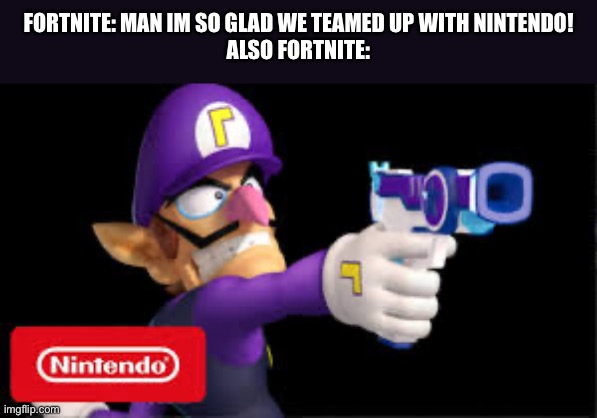 waluigi Pointing a gun - Imgflip