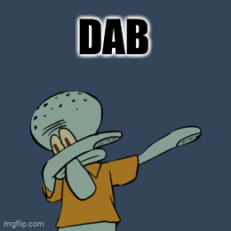 Dabbing squidward - Imgflip