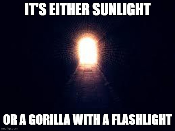 Light at the end of tunnel - Imgflip