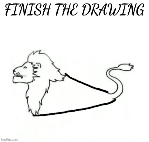 finish the drawing - Imgflip