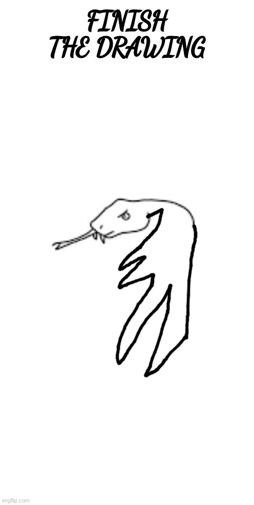 finish the drawing - Imgflip