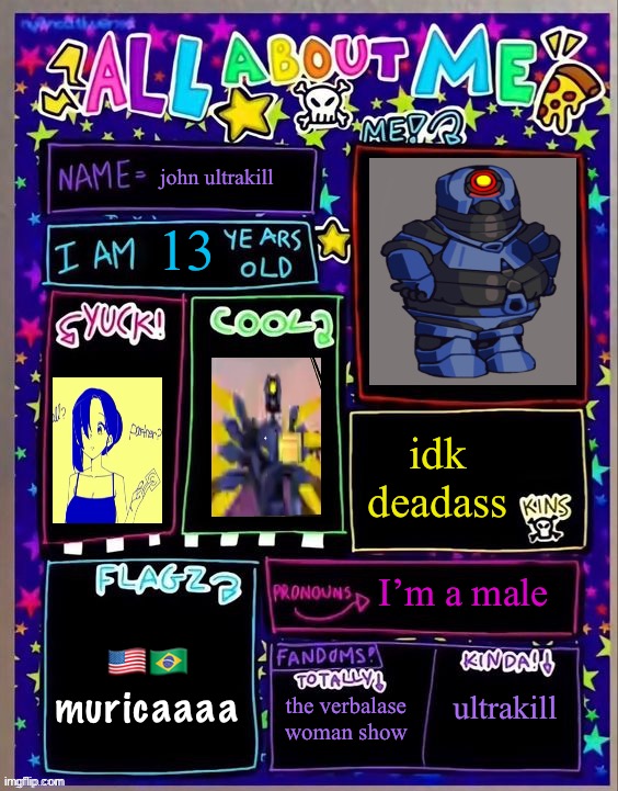 All about me! (Og temp by Jade) - Imgflip