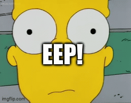 Bart EEP! - Imgflip