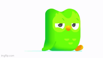 The DUOLINGO thing actually posted this - Imgflip