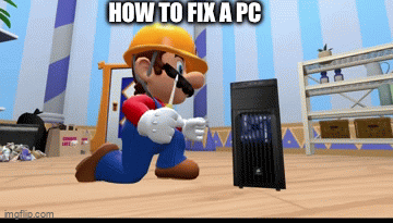 Comment réparer un pc - Imgflip