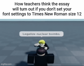 Legalize nuclear bombs - Imgflip