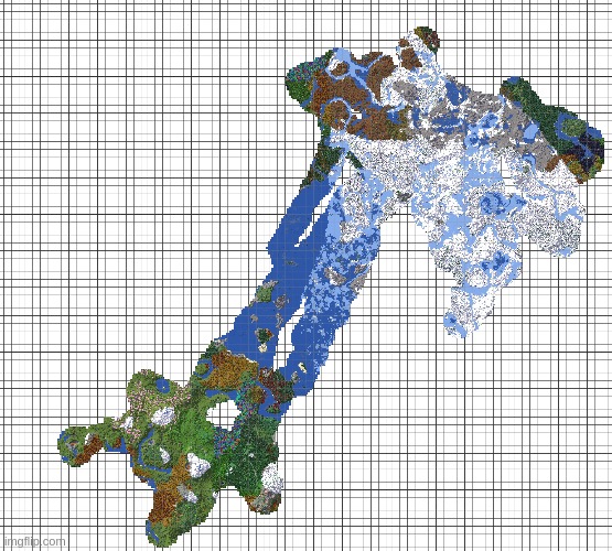 Current map of my MC world. - Imgflip
