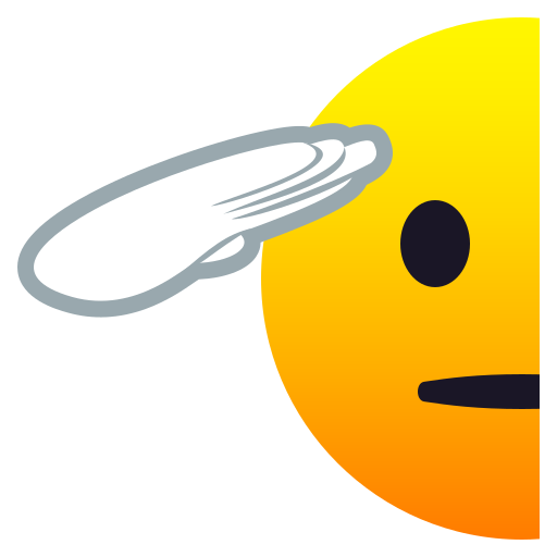 Saluting Face Blank Template - Imgflip