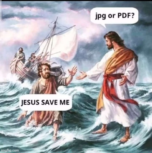 Jpg or PDF - Imgflip