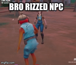 Bro rizzed up NPC - Imgflip