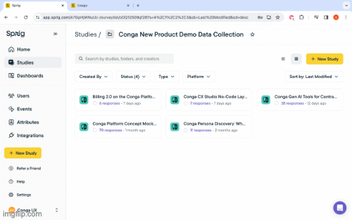 Sprig basic features 2024 - Imgflip