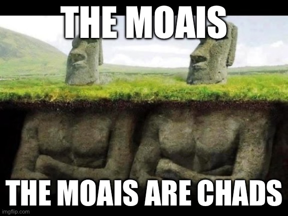 EASTER ISLAND BURIED MOAI - Imgflip