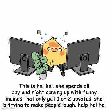 Poor Hei Hei (just a joke, you don't have to upvote) ;) - Imgflip