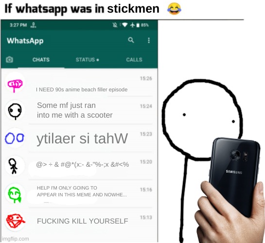 If bob had whatsapp - Imgflip