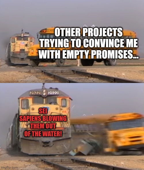 A train hitting a school bus - Imgflip