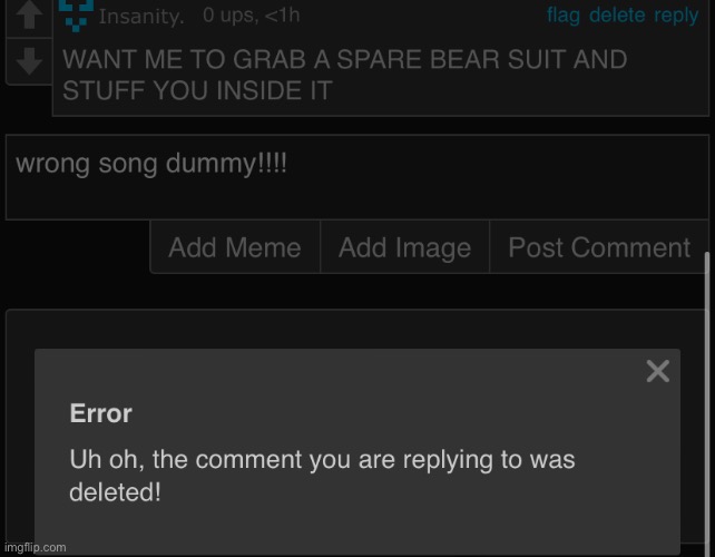 i saw what you deleted + bro doesn’t know the lyrics - Imgflip
