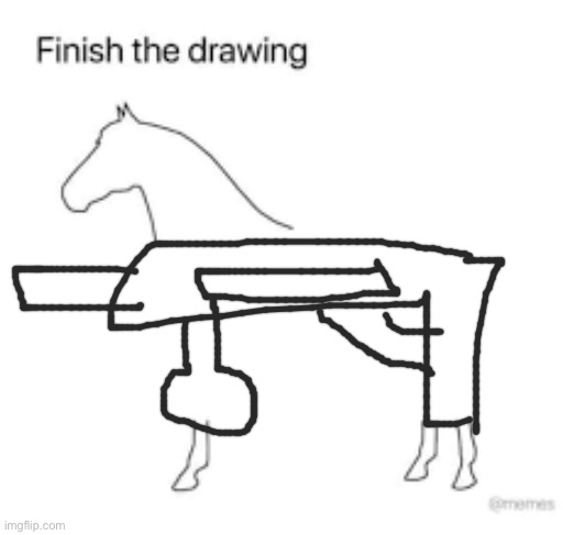 Finish the drawing - Imgflip