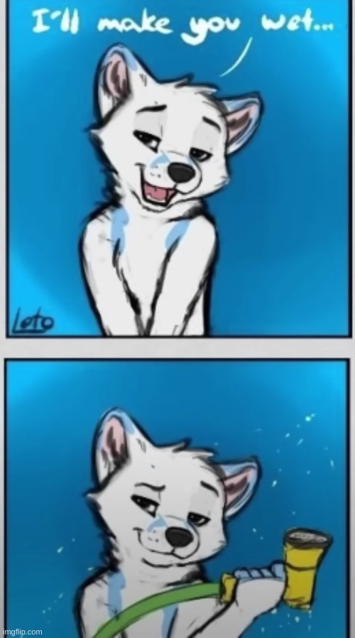 get your head out of the sand before you get sprayed by cold as hell ...